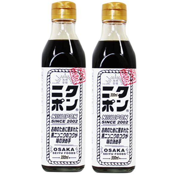 商品名 ニクポン内容 330mlｘ2黒にんにくのフルーティな香りが肉の旨味を引き立てる焼き肉やステーキにはもちろんハンバーグなど肉料理に最適なポン酢キャンプ飯やバーベキューの調味料としても話題をさらう美味しいニクポン原材料名：しょうゆ（国内...