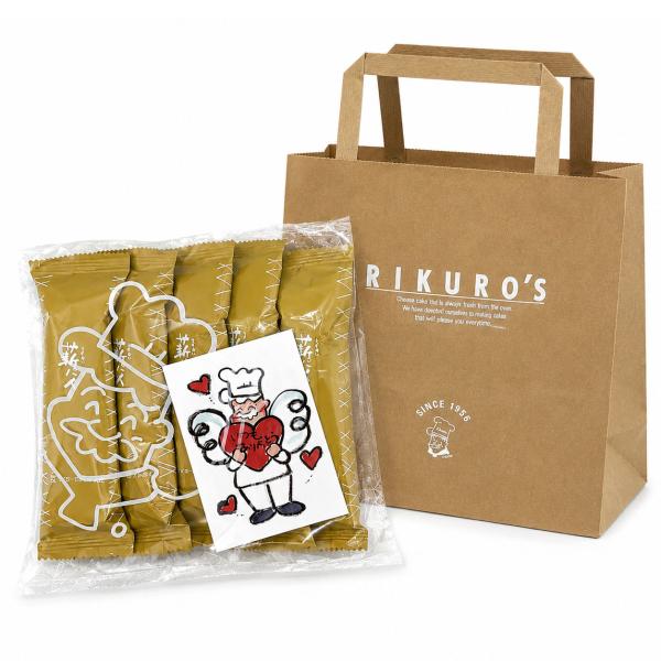 商品名 りくろーおじさん 薪パイ内容 5本入りｘ１ 　ショッパー付 ※ 商品1個に付き1袋チーズケーキ で有名な りくろーおじさん の人気No.１焼き菓子 薪パイ小麦粉とバターを練り合わせ、何層も重ねたパイを、ひとつひとつねじってカリッと香...