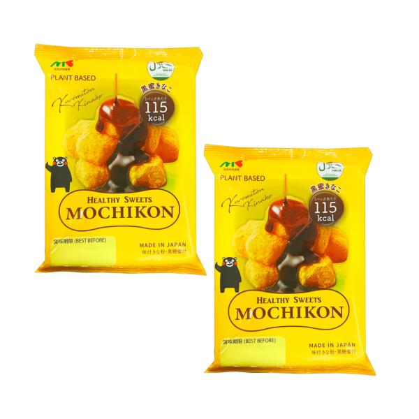 商品名：MOCHIKON 黒蜜きなこ内容量：100g ×２袋こんにゃくとは思えないような、もっちりとした食感が楽しめる和風スイーツ。香ばしいきなこと黒糖蜜を合わせ、満足感のある味わいに仕上げています。1袋あたり115kcal。甘いものを楽し...