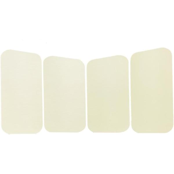 商品内容：約205×100mm×2枚/ 約188×100mm×2枚 ※左右対称各1ペア薄さ：0.15mm製造国：日本商品名：NEW クリアデッキ　3X-Plusワックスで海を汚したくない！ワックスでウェットを痛めたくない！ワックスでケースを...