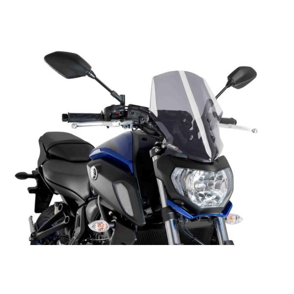 メーカー名：プーチメーカー品番：9667HWINDSHIELD NAKED NEW GENERATION TOURING FOR YAMAHA MT-07 2018 DIMENSIONS (HEIGHT X WIDTH): 360 X 28...