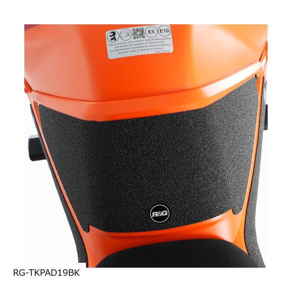 メーカー名：アールアンドジーメーカー品番：RG-TKPAD19BKR&amp;G Tank Pad (black, textured)販売備考：キャンセル不可商品です。 1390 Super Duke R/R Evo(24-)適合情報：ケー...