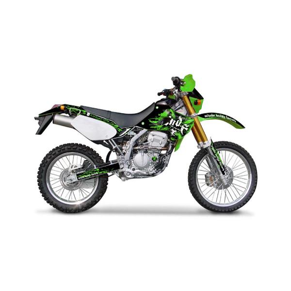メーカー名：エムディーエフメーカー品番：MKLX2-C-GR-SH販売備考：専用グラフィック、シュラウド部分左右セット、KLX250-04、GR(ライムグリーン)適合情報：カワサキ[KAWASAKI] KLX250 98-04カラー：グリー...