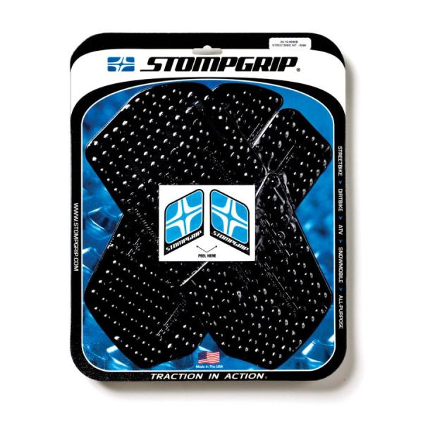 メーカー名：ストンプグリップメーカー品番：55-10-0046B販売備考：全て黒いパッドで構成された製品には従来通り品番末にBを表記します。適合情報：カワサキ[KAWASAKI] 1400GTR/CONCOURSE14 [コンコース14] ...