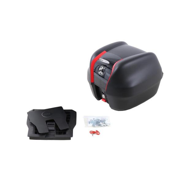 メーカー名：ヘプコアンドベッカーメーカー品番：610206 00 01販売備考：※ユニバーサルアダプター付属タイプ。キャリア装着車に取付け可能。※必ずリアキャリアの最大積載量を確認下さい。 (キーシリンダー品番720135-NOXXX)積載...