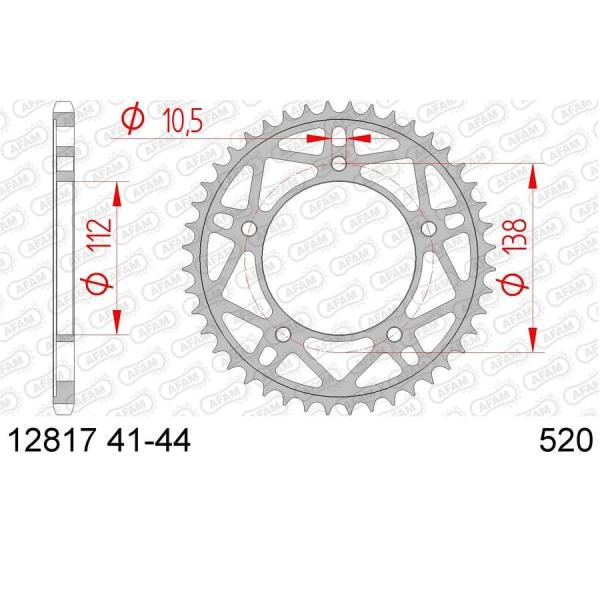メーカー名：アファムメーカー品番：12817RLK-44販売備考：主な適合:YZF-R1/M　15-21適合情報：ヤマハ[YAMAHA] YZF-R1 15-21ヤマハ[YAMAHA] YZF-R1M 15-21色[カラー]：ブラック材質[...