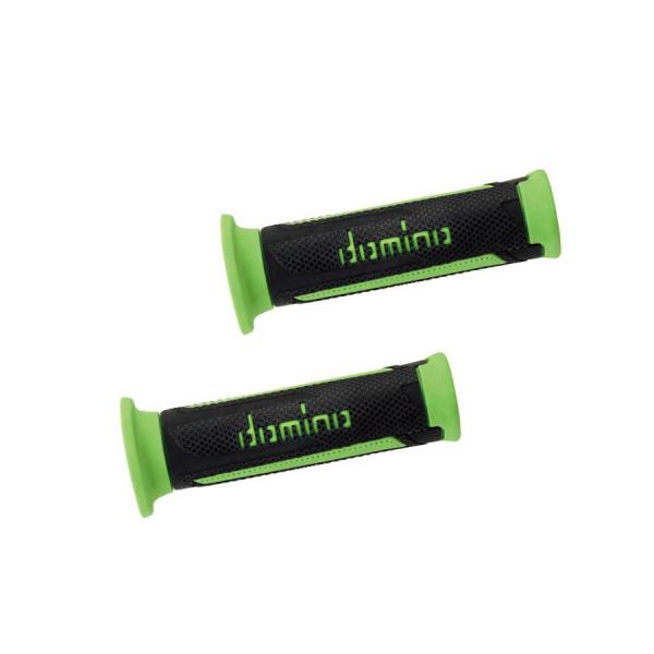 メーカー名：ドミノメーカー品番：A35041C4470domino GRIPS ツーリスモ　ブラック×グリーンカラー：ブラック×グリーン材質：サーモプラスチックゴムサイズ：121mmタイプ：ツーリスモタイプ内径：［右／左］ 24／22形状：...