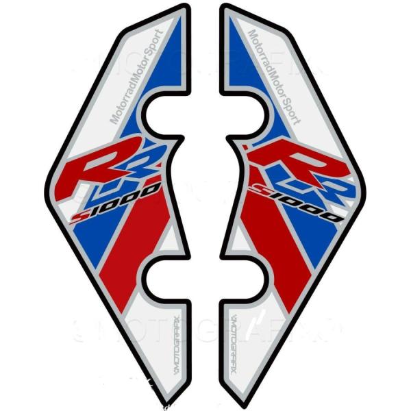 メーカー名：モトグラフィックスメーカー品番：MT-BFF001MS2販売備考：キャンセル不可商品です。FRONT FENDER KIT ホワイトwithブラック,ブルー,レッド&amp;メタリックシルバー適合情報：ビーエムダブリュー[BMW...