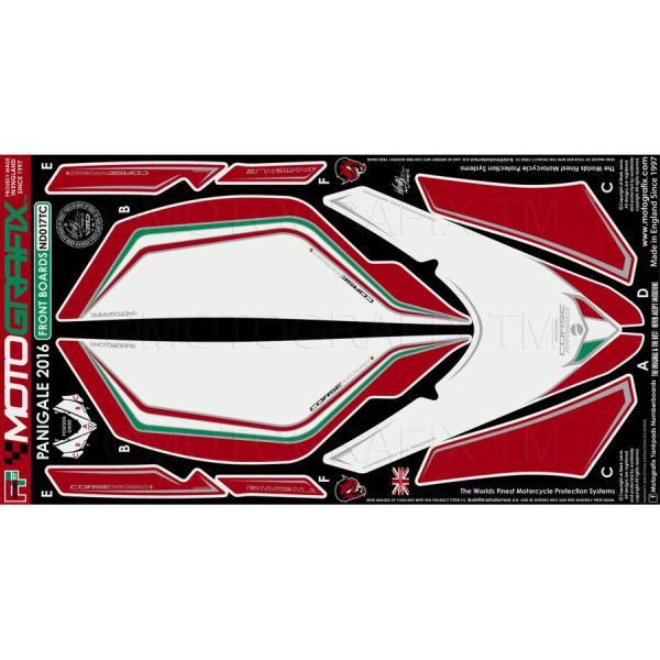 メーカー名：モトグラフィックスメーカー品番：MT-ND017TC販売備考：キャンセル不可商品です。FRONT ホワイト/トリコローレ適合情報：ドゥカティ[DUCATI] 959Panigale [パニガーレ] ドゥカティ[DUCATI] 1...