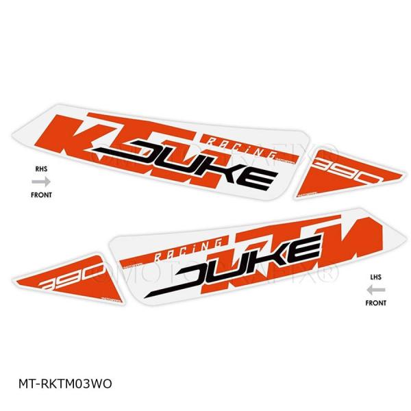 メーカー名：モトグラフィックスメーカー品番：MT-RKTM03WO販売備考：White with Black ＆ Orange キャンセル不可商品です。適合情報：ケーティーエム[KTM] 390DUKE [デューク] 17-23タイプ：Re...