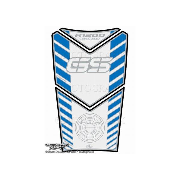メーカー名：モトグラフィックスメーカー品番：MT-TB019B販売備考：キャンセル不可商品です。TANK PAD BMW R1200 GS ホワイト/ブルー適合情報：ビーエムダブリュー[BMW] R1200GS 13-タイプ：BMW R12...