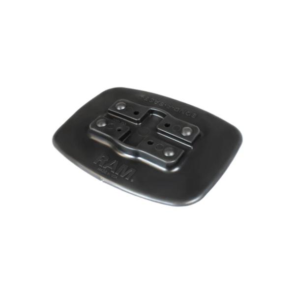 メーカー名：ラムマウントメーカー品番：RAP-398-BLKUAMPSホールパターンのボールジョイントが取り付け可能な、強力な粘着パッドで平面に取り付けるベースパーツ。ベース部は柔軟な素材でできており、多少の曲面にも取り付けが可能です。販売...