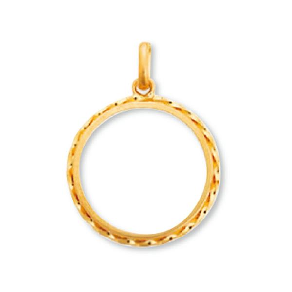 高級感が漂う貴金属製のアクセサリーパーツです。※当店の18金製の全ての商品には18金である事を証明する刻印が入っております（小さなパーツ類は除く）。ハンドメイド応援！ジュエリー制作でおうち時間充実！！【1個売り】 コイン空枠パーツ 18金 ...