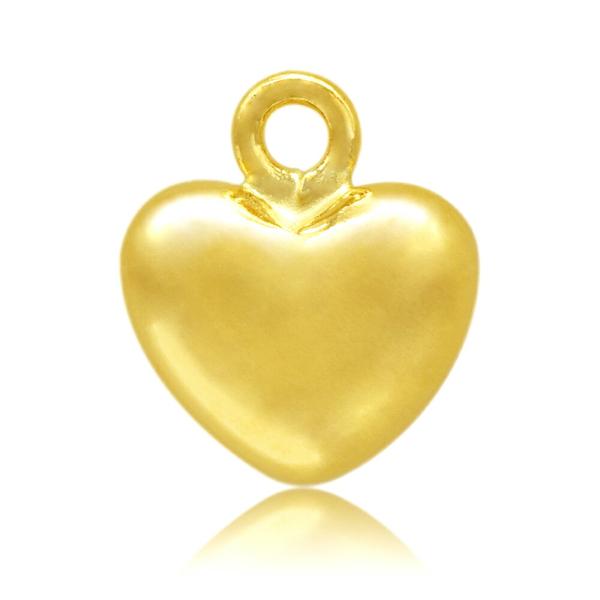 高級感が漂う貴金属製のアクセサリーパーツです。※当店の18金製の全ての商品には18金である事を証明する刻印が入っております（小さなパーツ類は除く）。プラスワンポイントで手持ちのジュエリーが楽し気な雰囲気に！【1個売り】 チャームパーツ 18...