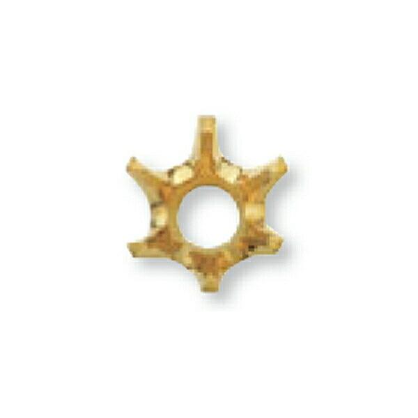 高級感が漂う貴金属製のアクセサリーパーツです。※当店の18金製の全ての商品には18金である事を証明する刻印が入っております（小さなパーツ類は除く）。ハンドメイド応援！ジュエリー制作でおうち時間充実！！【1個売り】 石枠 18金 イエローゴー...