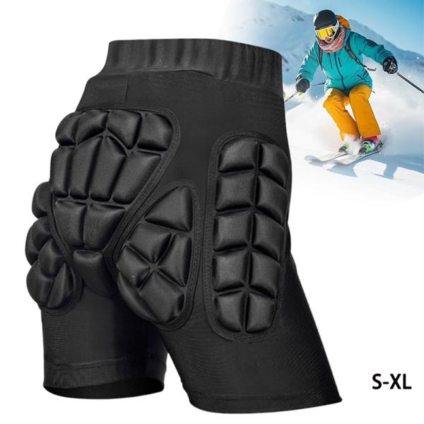 【衝撃吸収EVAフォーム・安心の保護力】 厚さ20mmの高密度EVAフォームを採用したスノボ プロテクター。ヒップ・尾てい骨・腰・太ももまでカバーし、転倒時の衝撃を効果的に吸収。スノボ お尻パッド／ケツパッド スノボとして、怪我防止や冷え対...
