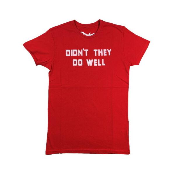 [Worn Free] David Gilmour / Didn't They Do Well Tee  (Red)