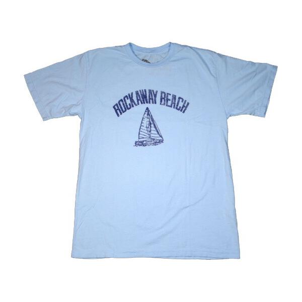 [Worn Free] Johnny Ramone / Rockaway Beach Tee (Light Blue)