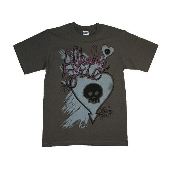Alkaline Trio / A3 Script Tee (Charcoal Gray)