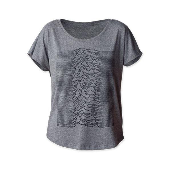 Joy Division / Unknown Pleasures Dolman Sleeved Tee (Heather Grey) (Womens)