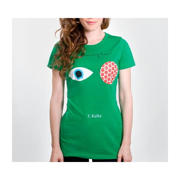 [Out of Print] Franz Kafka / The Metamorphosis Tee (Kelly Green) (Womens)