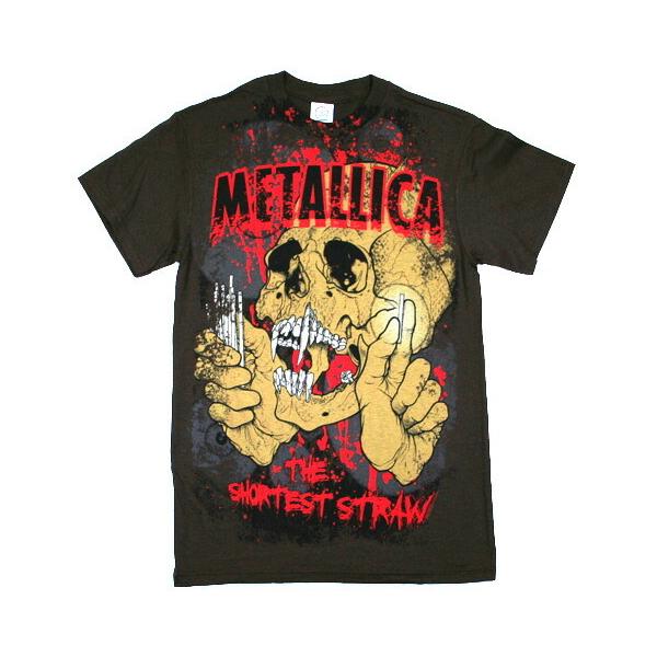 Metallica / The Shortest Straw Tee (Brown)
