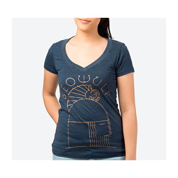 [Out of Print] Unknown / Beowulf V-Neck Tee (Midnight Navy) (Womens)
