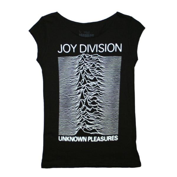 Joy Division / Unknown Pleasures Cut Tee (Black) (Womens) - ジョイ・ディヴィジョン Tシャツ