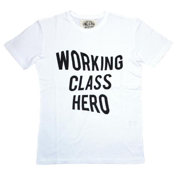 [Worn By] John Lennon / Working Class Hero Tee (White) - ジョン・レノン Tシャツ