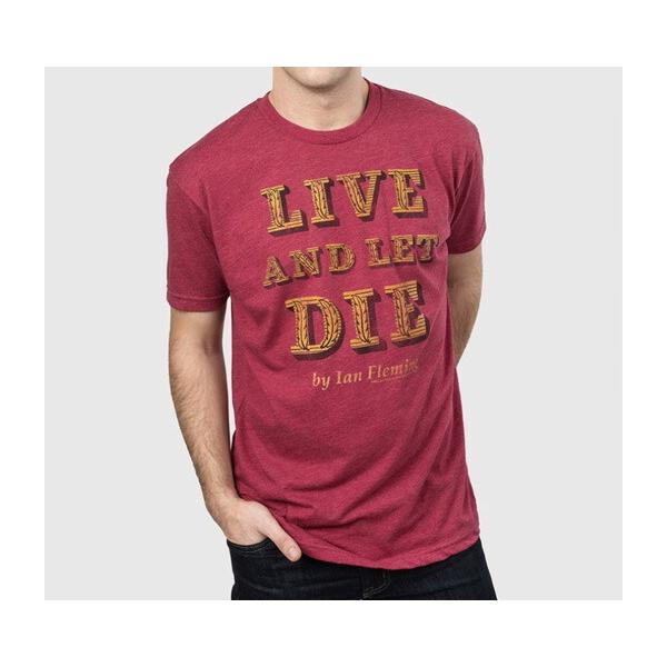 [Out of Print] Ian Fleming / Live and Let Die Tee (Red)