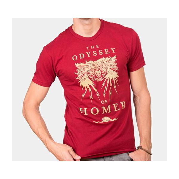 [Out of Print] Homer / The Odyssey Tee [Gilded] (Cardinal)