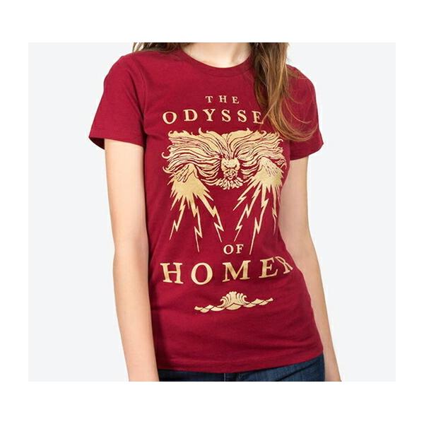 [Out of Print] Homer / The Odyssey Tee [Gilded] (Cardinal) (Womens)