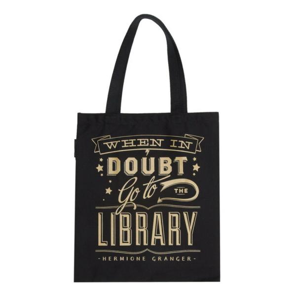 [Out of Print] Hermione Granger / When in doubt, go to the library Tote Bag - ハーマイオニー・グレンジャー (ハリー・ポッター) トートバッグ