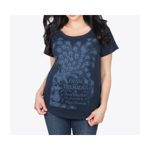[Out of Print] Jane Austen / Pride and Prejudice Dolman Tee (Midnight Navy) (Womens)