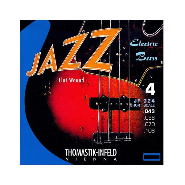 THOMASTIK-INFELD / JAZZ FLAT WOUND (BASS GUITAR) JF324Thomastik-Infeldほどフラット・ワウンド弦を知り尽くしたメーカーはないでしょう。Spirocore (スピロコア)は、...