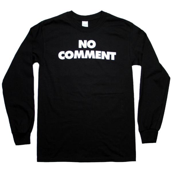 Sub Pop Records / NO COMMENT Long Sleeve Tee (Black)