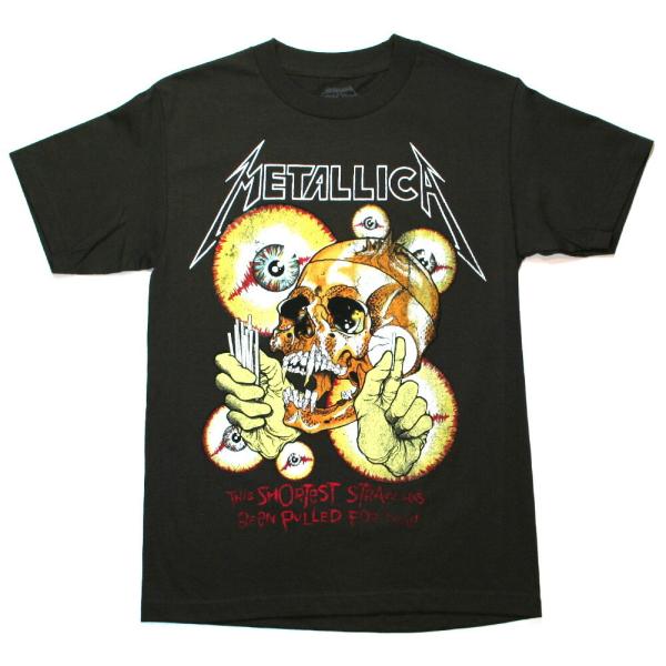 Metallica / The Shortest Straw / In Vertigo You Will Be Tee (Charcoal)