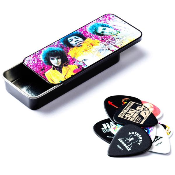 [Jim Dunlop] Jimi Hendrix Pick Tin (Are You Experienced?) (JH-PT01M) ジミ・ヘンドリックス ギター ピック ケース セット