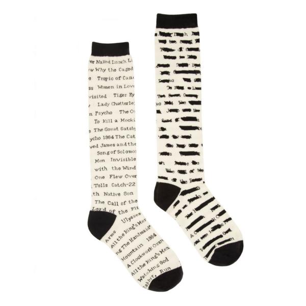 [Out of Print] Banned Books Knee-High Socks