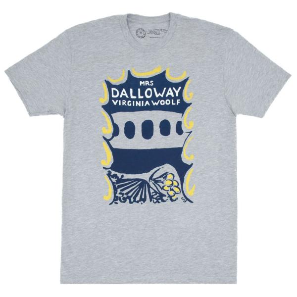 [Out of Print] Virginia Woolf / Mrs Dalloway Tee (Heather Grey)