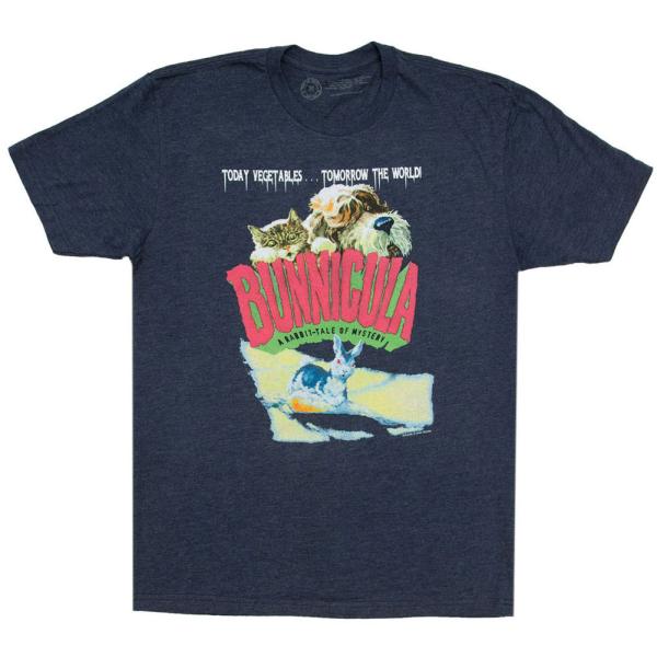 [Out of Print] Deborah Howe and James Howe / Bunnicula: A Rabbit-Tale of Mystery Tee (Midnight Navy)