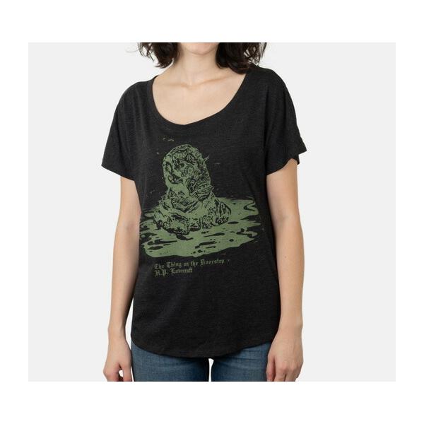 [Out of Print] H. P. Lovecraft / The Thing on the Doorstep Relaxed Fit Tee [Penguin Horror] (Vintage Black) (Womens)