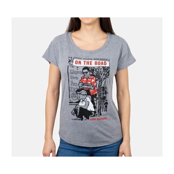 [Out of Print] Jack Kerouac / On The Road Relaxed Fit Tee (Premium Heather) (Womens)