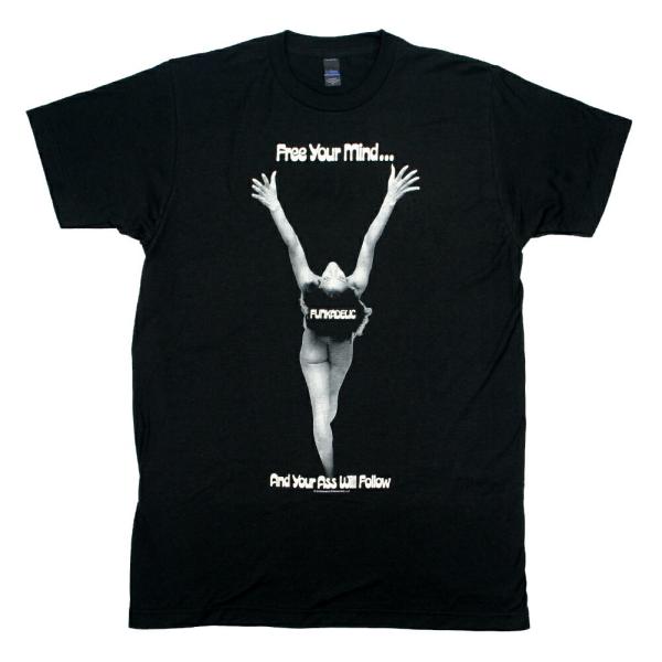 Funkadelic / Free Your Mind... And Your Ass Will Follow Tee (Black) - ファンカデリック Tシャツ