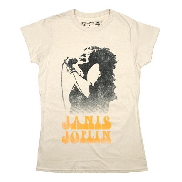 Janis Joplin / Northern California Folk-Rock Festival Womens Tee (Sand) - ジャニス・ジョプリン Tシャツ
