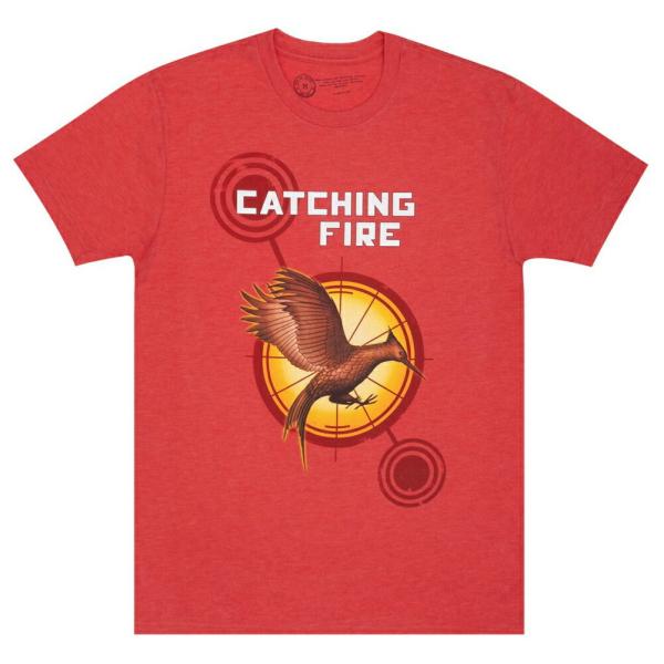 [Out of Print] Suzanne Collins / Catching Fire Tee (Vintage Red)