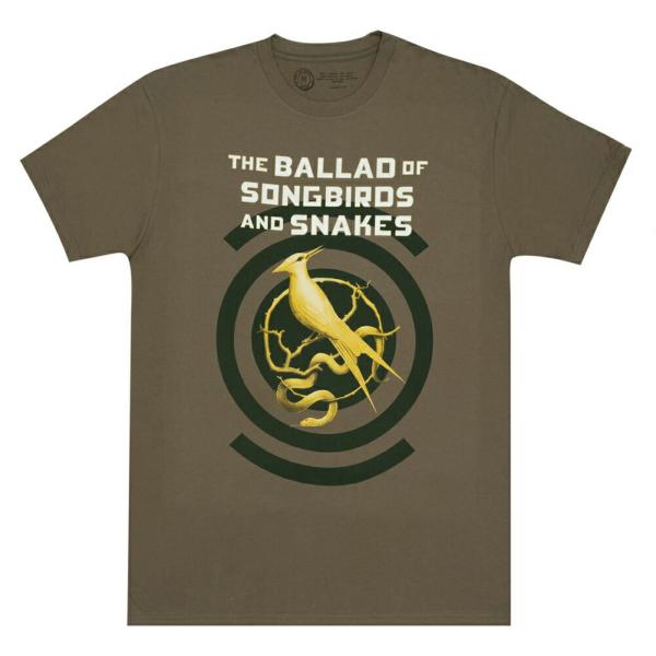 [Out of Print] Suzanne Collins / The Ballad of Songbirds and Snakes Tee (Army Green)