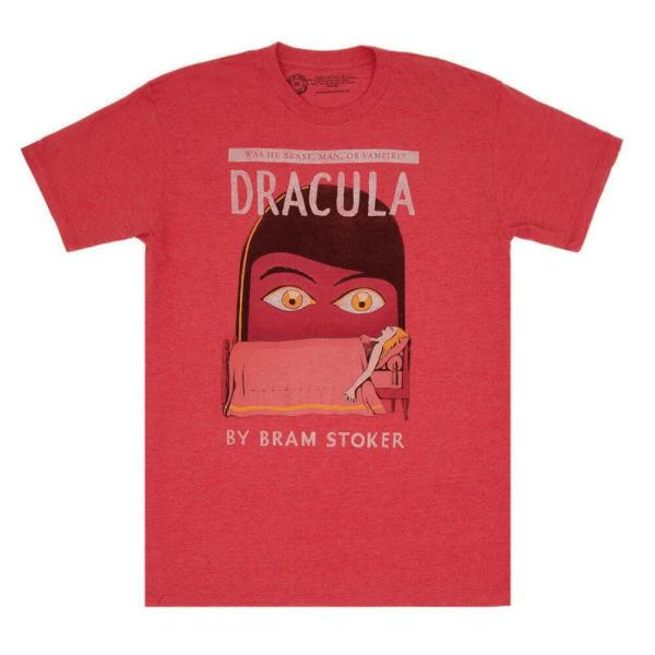 [Out of Print] Bram Stoker / Dracula Tee (Heather Red)