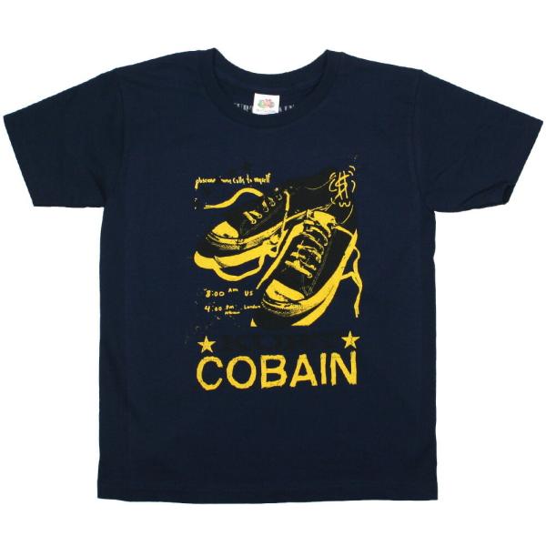 Kurt Cobain / Obscene Calls to Myself Kids Tee (Navy Blue)