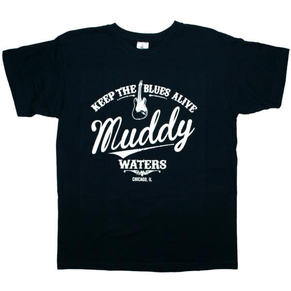 Muddy Waters / Keep The Blues Alive Tee (Dark Navy)マディ・ウォーターズ / キープ・ザ・ブルース・アライブ Tシャツ